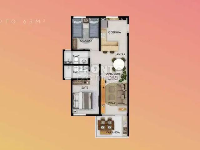 Apartamento para Venda em Ipojuca/PE Praia do Cupê 3 Quartos