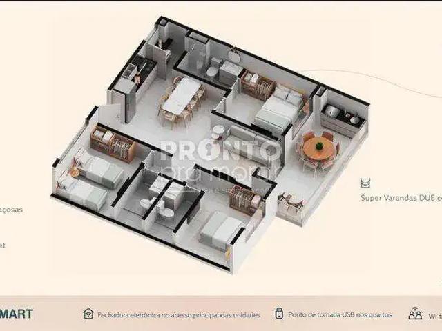 Apartamento para Venda em Ipojuca/PE Praia do Cupê 3 Quartos