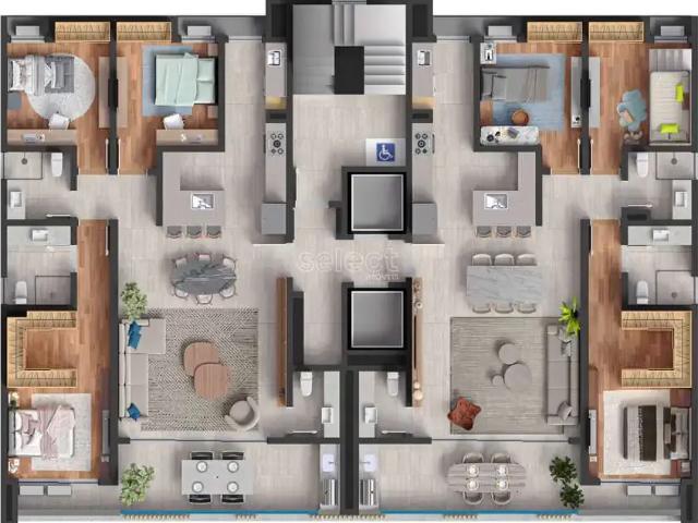 Apartamento para Venda em Juiz de Fora/MG Bom Pastor 3 Quartos