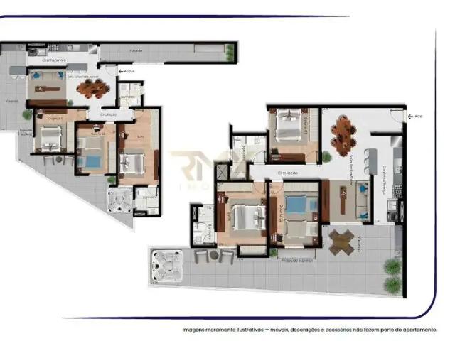 Apartamento para Venda em Juiz de Fora/MG Teixeiras 3 Quartos