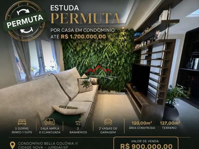 Apartamento para Venda em Jundiaí/SP Cidade Nova 3 Quartos