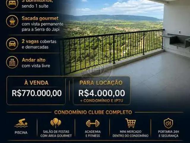 Apartamento para Venda em Jundiaí/SP Medeiros 3 Quartos