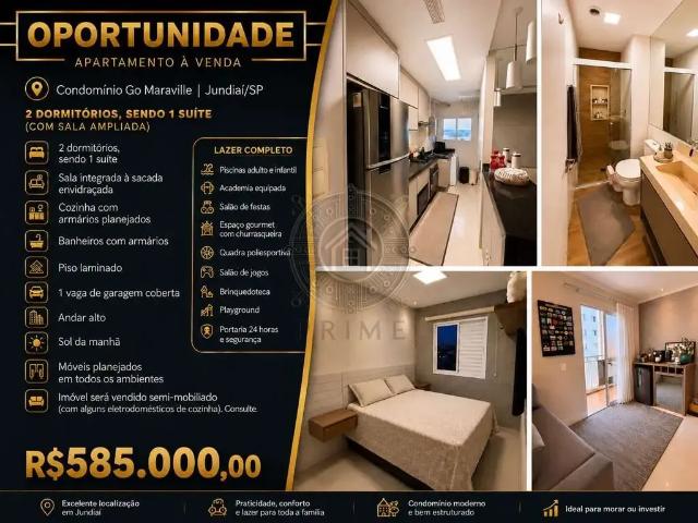 Apartamento para Venda em Jundiaí/SP Parque União 2 Quartos