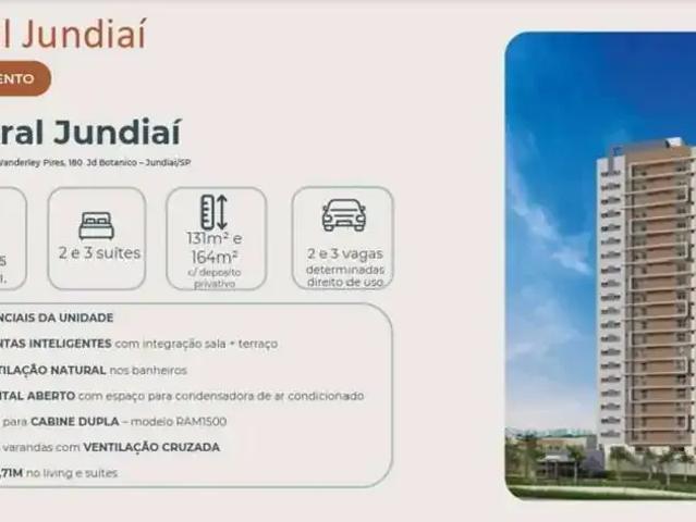 Apartamento para Venda em Jundiaí/SP Ponte de Campinas 2 Quartos