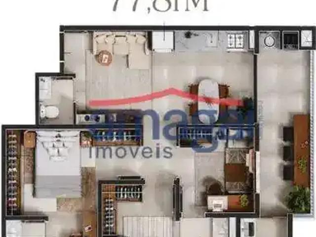Apartamento para Venda em Jacareí/SP Jardim Pereira do Amparo 3 Quartos