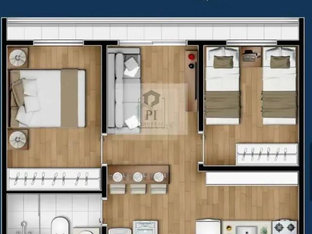 Apartamento para Venda em Jandira/SP Jardim Sagrado Coração 2 Quartos