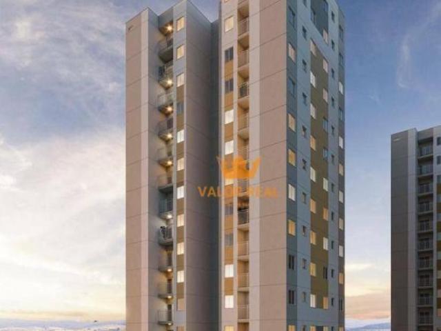 Apartamento para venda em Jardim Torres São José de 43.00m² com 2 Quartos, 1 Suite e 1 Garagem