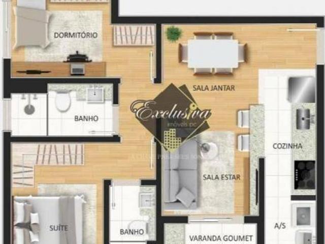 Apartamento para venda em Jardim das Hortênsias, Poços de Ca