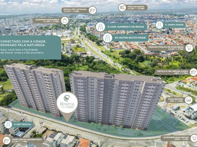 Apartamento para Venda em João Pessoa/PB Cidade dos Colibris 2 Quartos