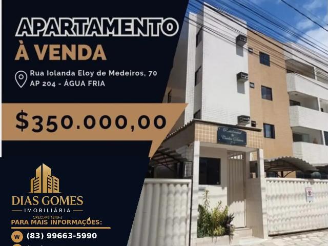 Apartamento para Venda em João Pessoa/PB Água Fria 3 Quartos
