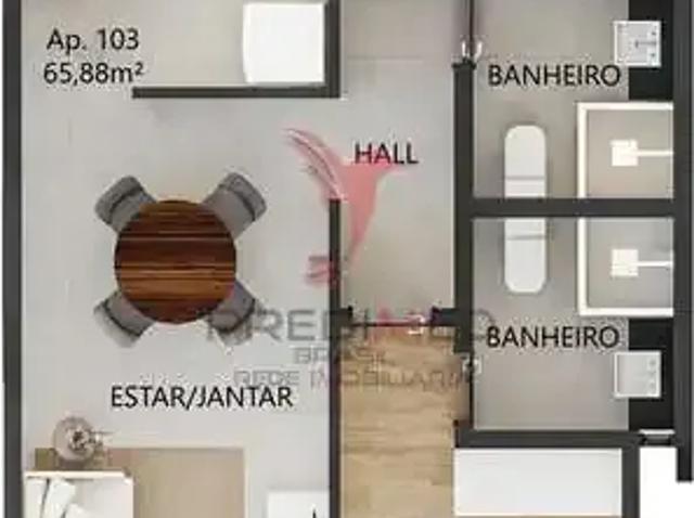 Apartamento para Venda em João Pessoa/PB Estados 2 Quartos