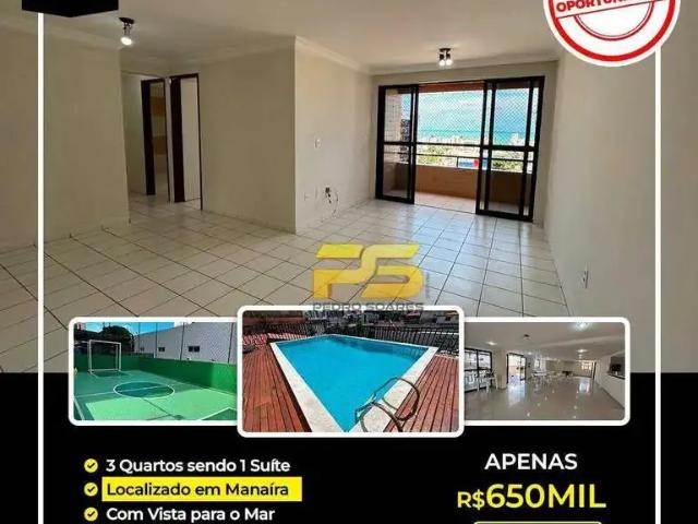 Apartamento para Venda em João Pessoa/PB Manaíra 3 Quartos