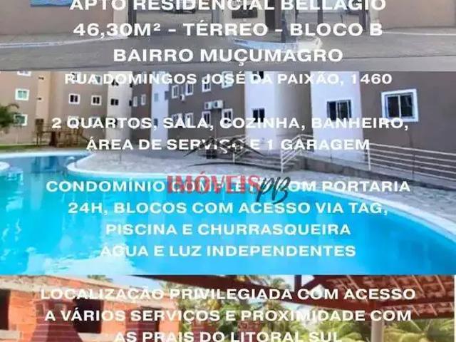 Apartamento para Venda em João Pessoa/PB Muçumagro 2 Quartos