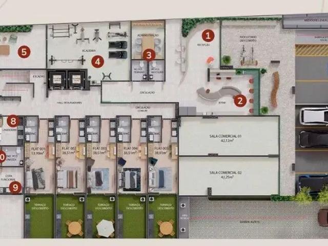 Apartamento para Venda em João Pessoa/PB Tambaú 1 Quartos