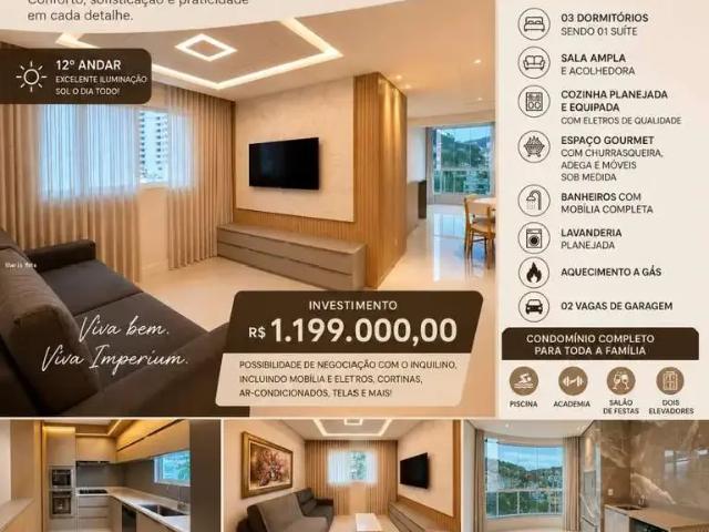 Apartamento para Venda em Joaçaba/SC Centro 3 Quartos