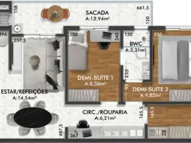 Apartamento para Venda em Joinville/SC América 5 Quartos