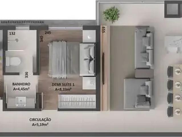 Apartamento para Venda em Joinville/SC Anita Garibaldi 2 Quartos