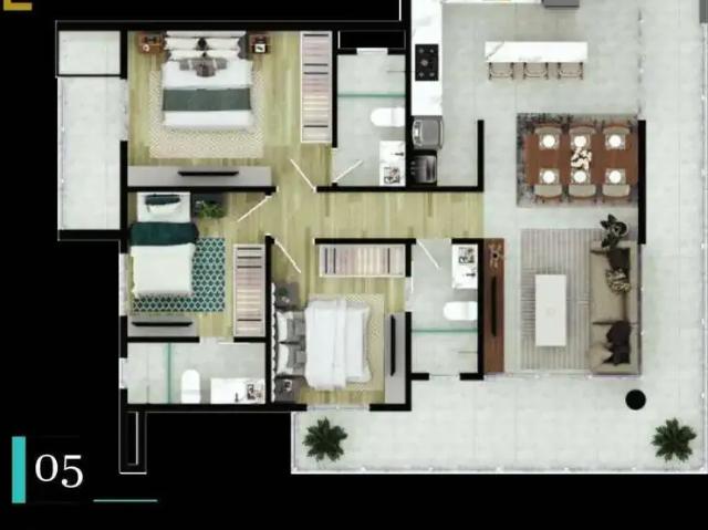Apartamento para Venda em Joinville/SC Anita Garibaldi 2 Quartos