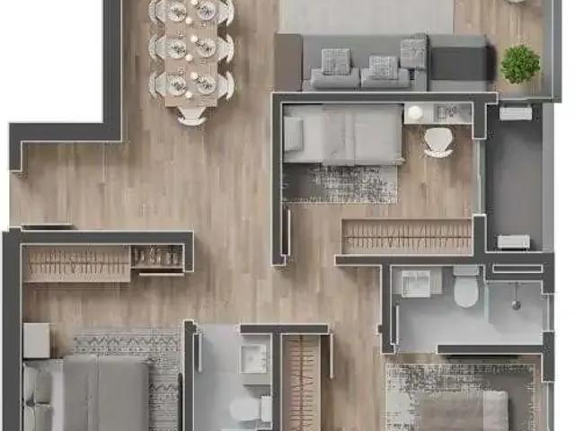 Apartamento para Venda em Joinville/SC Anita Garibaldi 3 Quartos