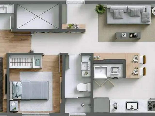 Apartamento para Venda em Joinville/SC Santo Antônio 2 Quartos