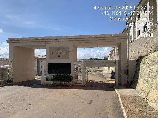 Apartamento para Venda em Luziânia/GO Fazenda Saia Velha 2 Quartos