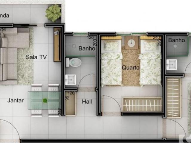 Apartamento para venda em Laranjeiras, Uberlândia