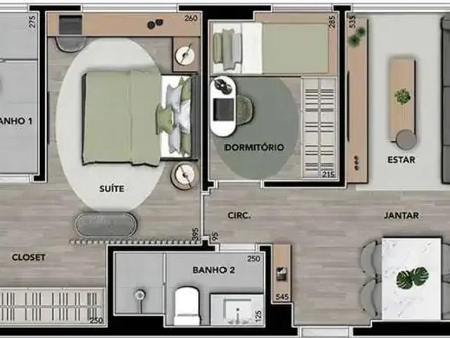 Apartamento para Venda em Londrina/PR Terra Bonita 2 Quartos