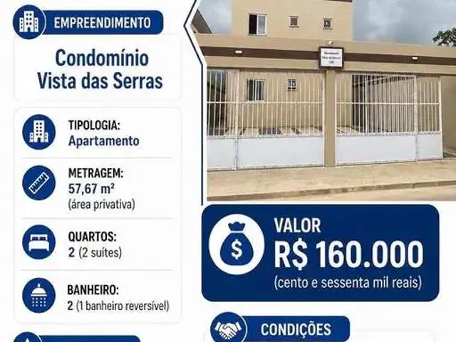 Apartamento para Venda em Pacatuba/CE Quandu 2 Quartos