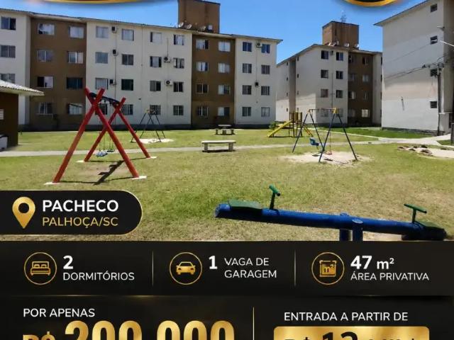 Apartamento para Venda em Palhoça/SC Pachecos 2 Quartos