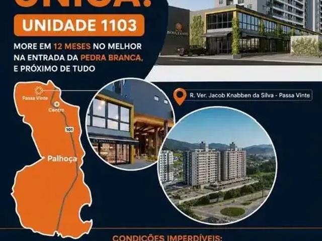 Apartamento para Venda em Palhoça/SC Passa Vinte 2 Quartos