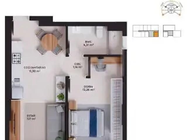 Apartamento para Venda em Palhoça/SC Pedra Branca 1 Quartos
