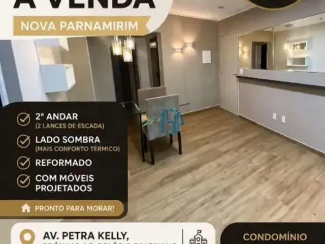 Apartamento para Venda em Parnamirim/RN Nova Parnamirim 2 Quartos