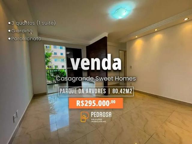 Apartamento para Venda em Parnamirim/RN Parque das Árvores 3 Quartos
