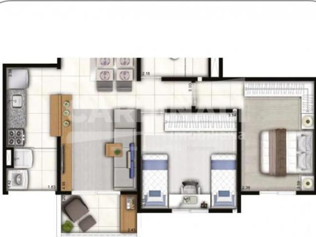 Apartamento para venda em Parque Sabará de 54.00m² com 2 Quartos e 1 Garagem
