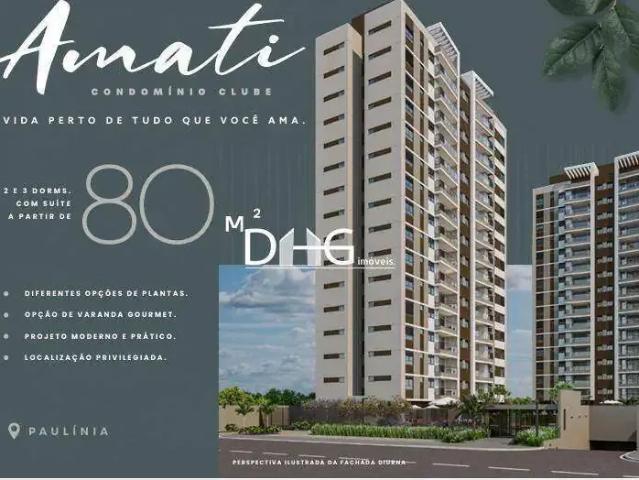 Apartamento para Venda em Paulínia/SP Morumbi 3 Quartos