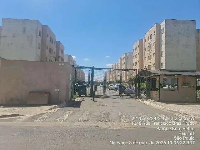Apartamento para Venda em Paulínia/SP Parque Bom Retiro 2 Quartos