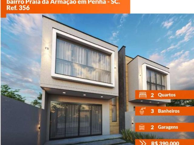 Apartamento para Venda em Penha/SC Praia de Armação do Itapocorói 2 Quartos