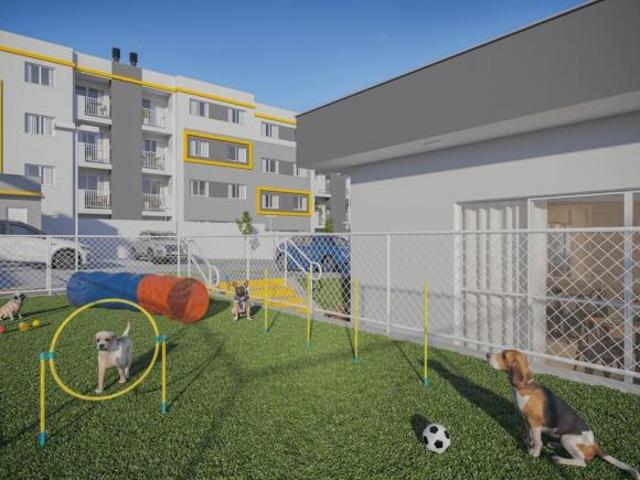Apartamento para Venda em Pinhais, Jardim Amélia, 2 dormitórios, 1 banheiro, 2 vagas