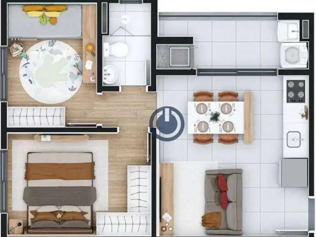 Apartamento para Venda em Pinhais/PR Atuba 2 Quartos