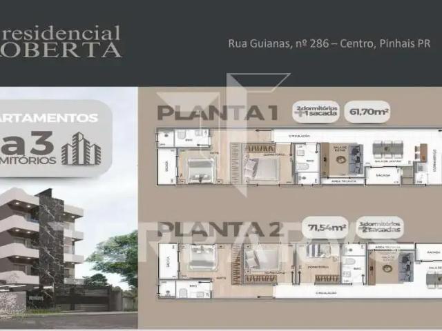 Apartamento para Venda em Pinhais/PR Centro 2 Quartos