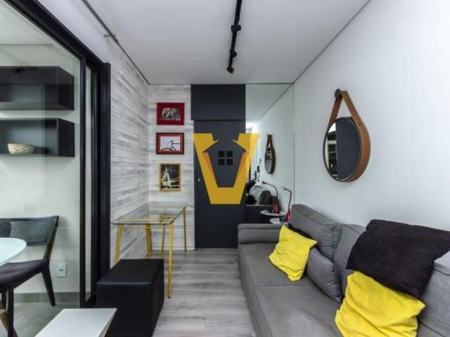 Apartamento para venda em Pinheiros com 1 quarto, sendo 1 suíte, 35m²