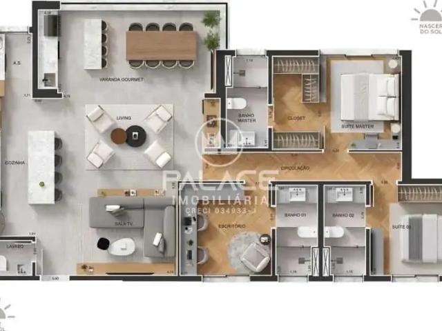Apartamento para Venda em Piracicaba/SP Castelinho 3 Quartos
