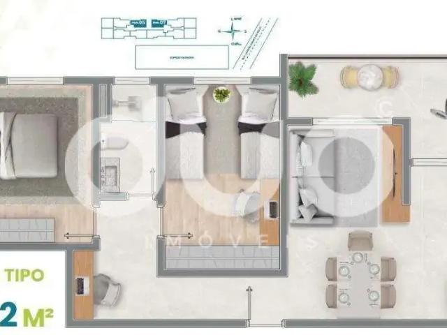 Apartamento para Venda em Piracicaba/SP Morumbi 2 Quartos