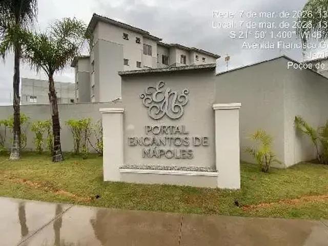Apartamento para Venda em Poços de Caldas/MG Loteamento Residencial Tiradentes 2 Quartos