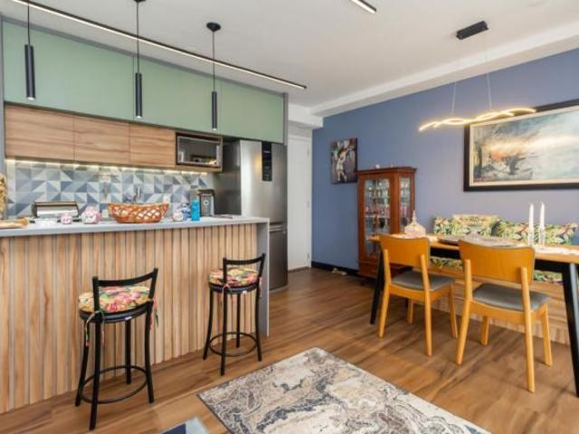 Apartamento para venda em Pompeia com 2 quartos, sendo 1 suíte, 48m²