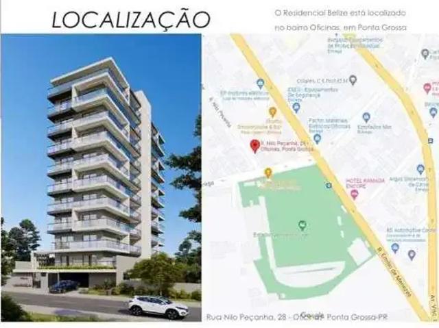 Apartamento para Venda em Ponta Grossa/PR Estrela 3 Quartos