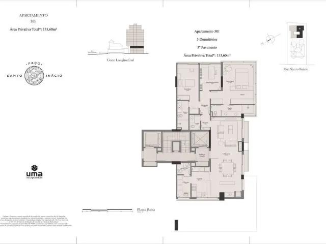 Apartamento para Venda em Porto Alegre/RS Moinhos de Vento 3 Quartos