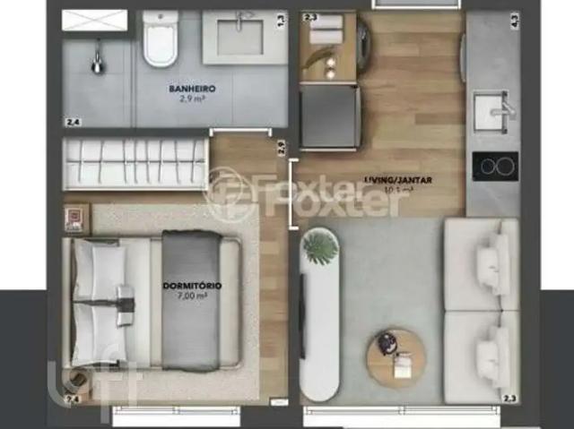 Apartamento para Venda em Porto Alegre/RS Auxiliadora 1 Quartos