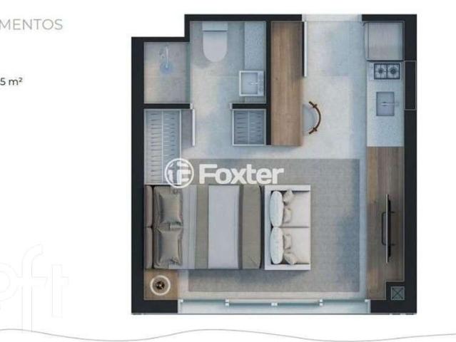 Apartamento para Venda em Porto Alegre/RS Floresta 1 Quartos