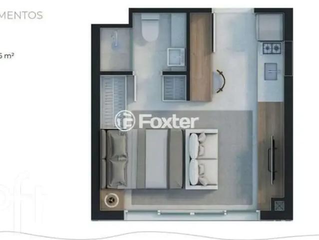 Apartamento para Venda em Porto Alegre/RS Floresta 1 Quartos